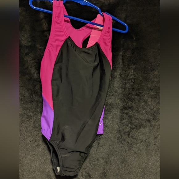Speedo | Swim | Speedo Pink And Black Girls Swim Suit 6 | Poshmark